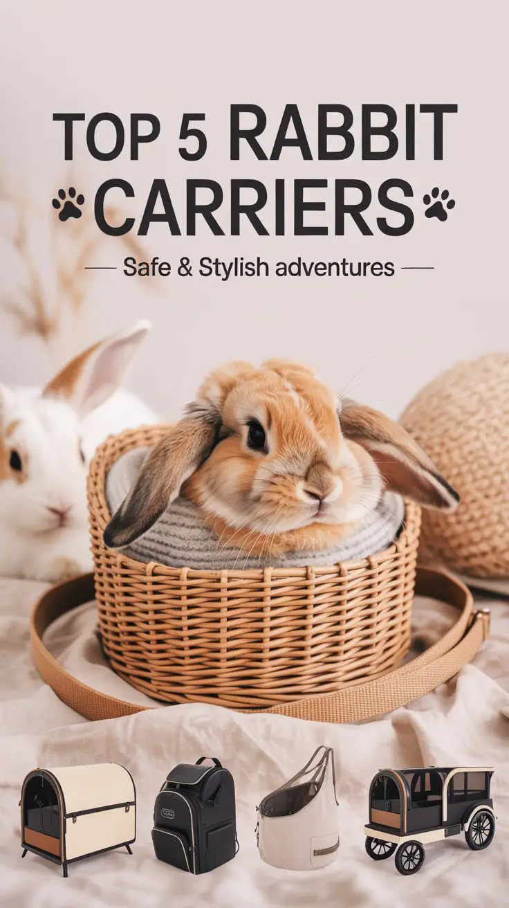 Top 5 Rabbit Carriers – Best Travel Bags for Pet Bunnies | Hutch and Cage