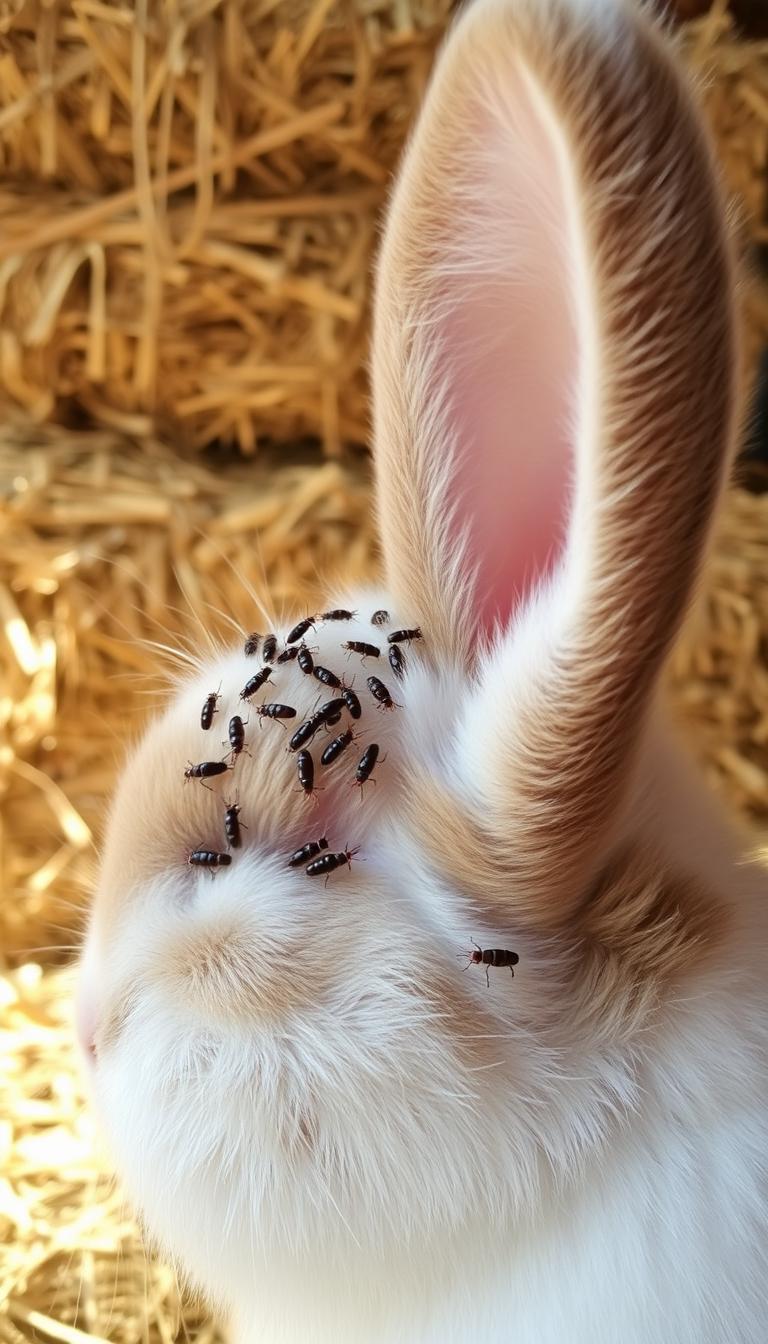 Can Rabbits Get Fleas From Hay