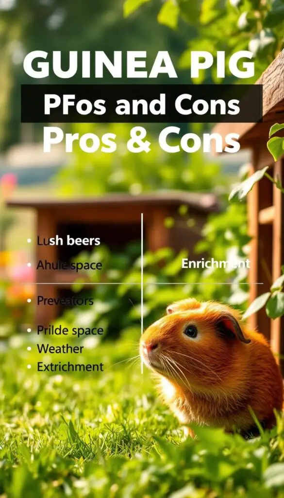 Can Guinea Pigs Live Outside?